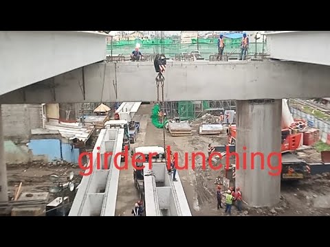 update NLEX/SLEX CONNECTOR. girder launching - YouTube