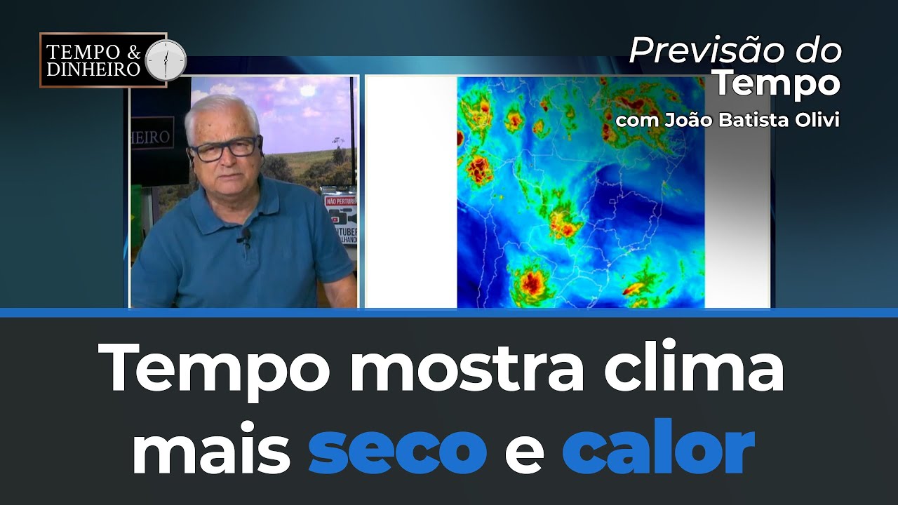 Previsão do tempo mostra clima mais seco e calor no Brasil central e ...