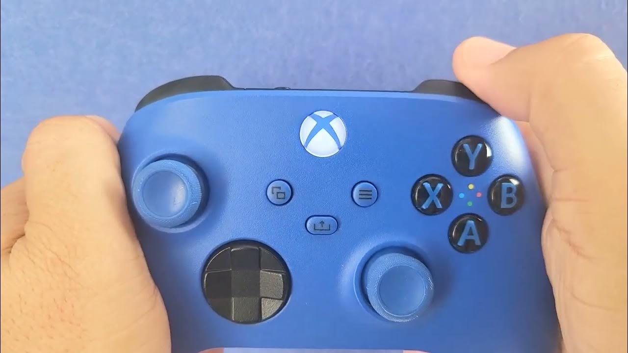 Turn on an Xbox Wireless Controller and put it into pairing mode - YouTube