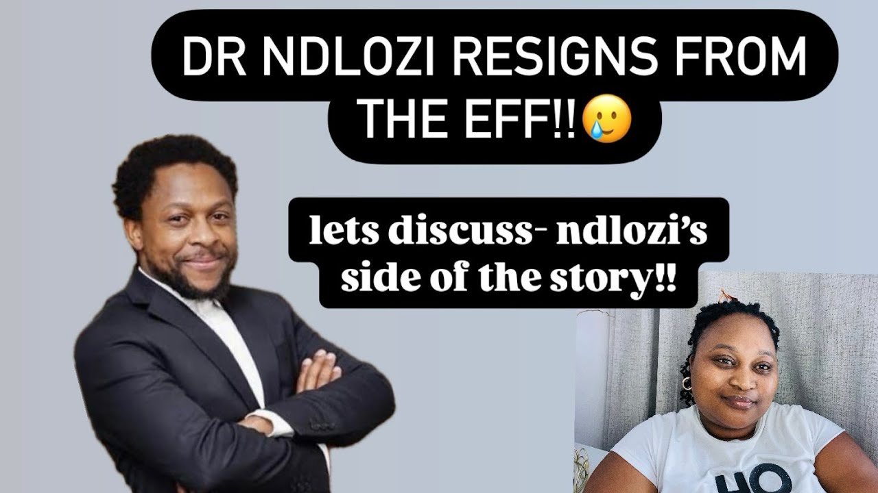Dr Ndlozi has resigned from the EFF, He is not joining any Party but to ...