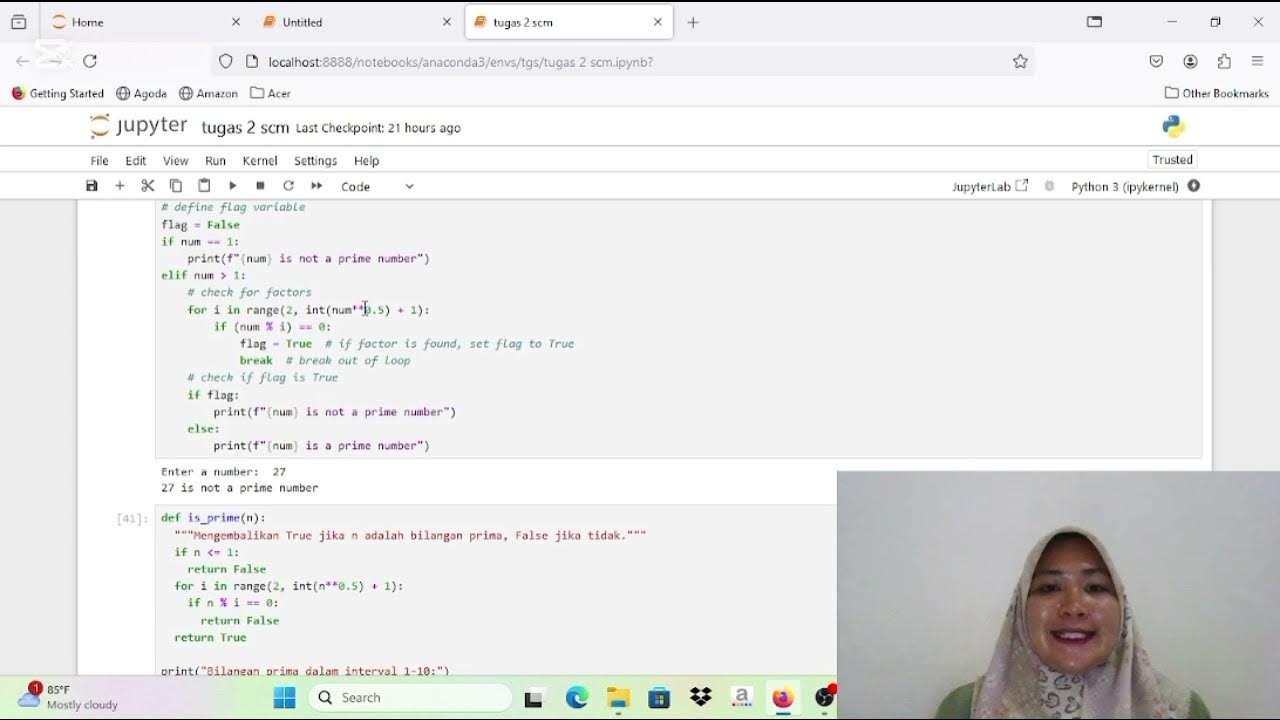 Program 14 Python untuk Memeriksa Bilangan Prima. Matakuliah; Supply ...