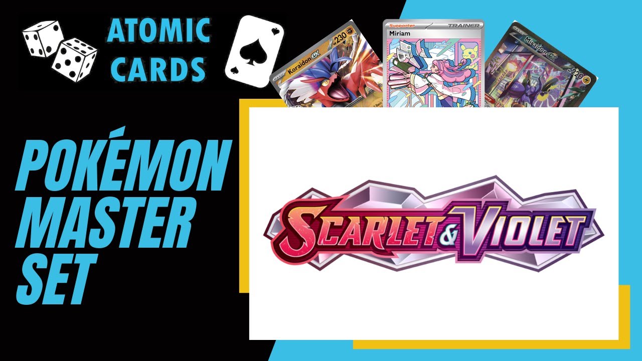 Pokémon Master Set - Scarlet & Violet Base Set - YouTube