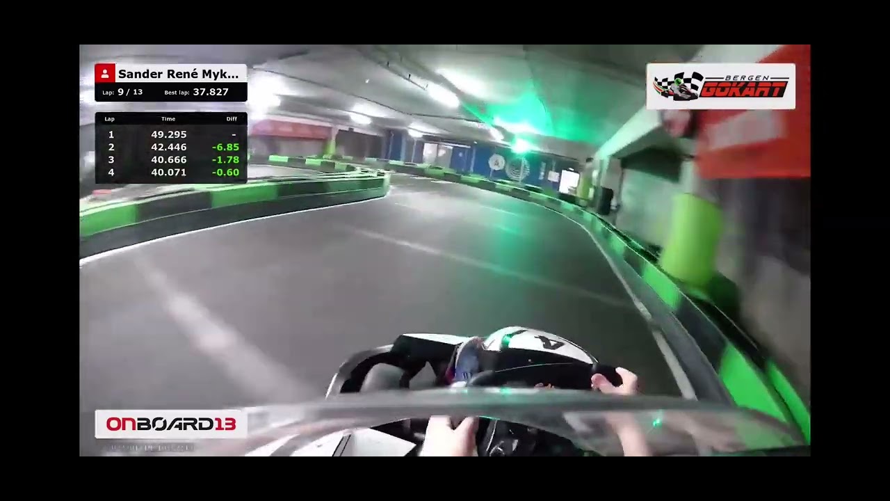 Pov view. Driving Gokart at Bergen Gokart. - YouTube