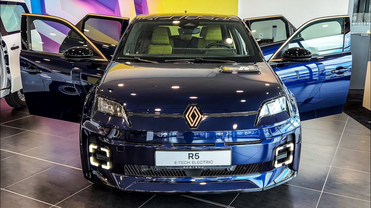 2025 Renault 5 E-Tech - Interior and Exterior Walkaround - YouTube