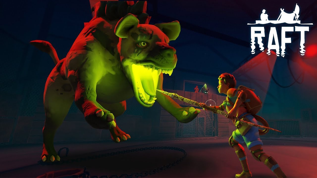 Final Boss Alpha Hyena! Hewan Buas yang Beracun - Raft #19【VTuber ...