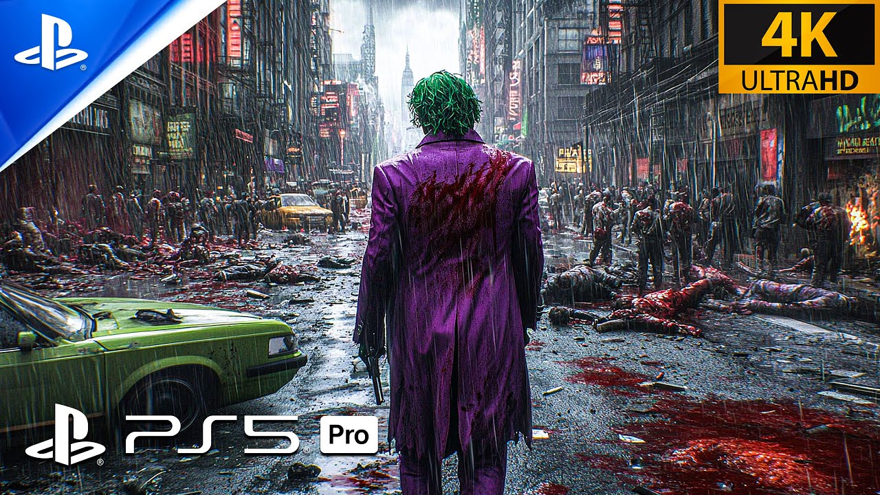 THE JOKER™ LOOKS ABSOLUTELY AMAZING on PS5 PRO | Ultra Realistic ...