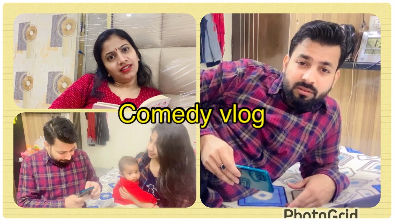 Actually Starting Couple Comedy || Comedy vlog || pati patni ki nok jhok || Couples funny videos ...