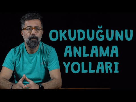 Sorun okuduğunu anlayamama da çözüm ne?