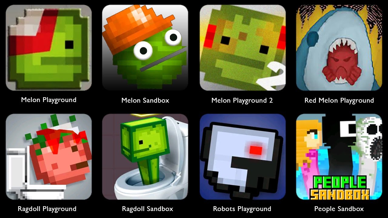 Melon Sandbox, People Sandbox, Robots Playground, Ragdoll Playground ...