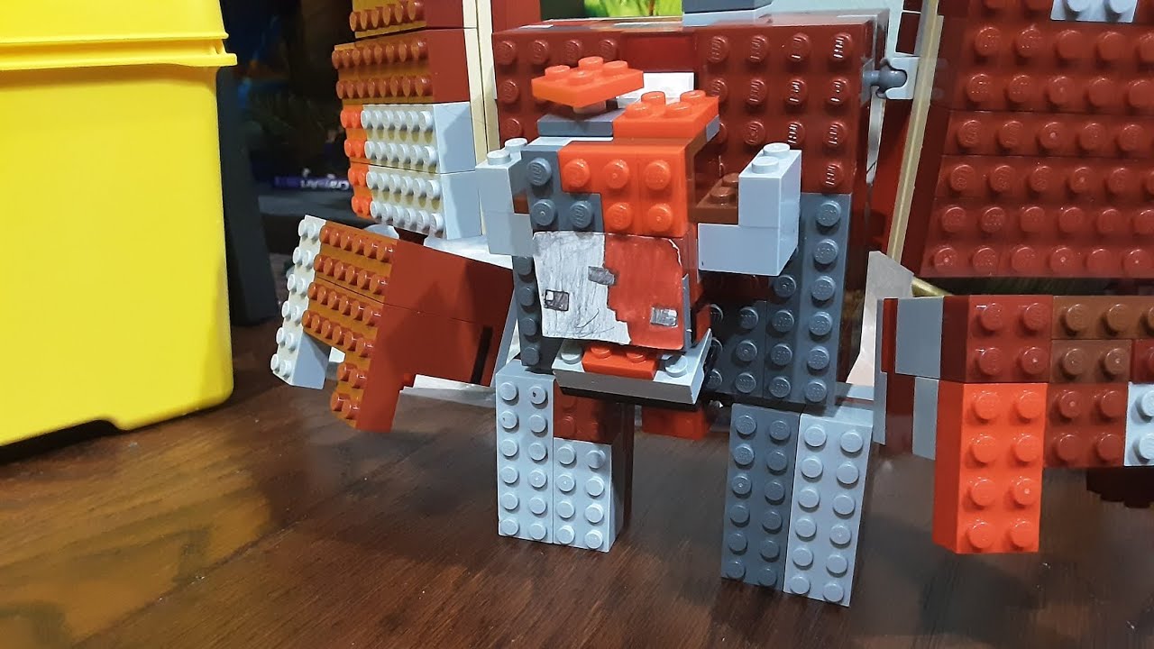 Lego Minecraft Dungeons Mooshroom Monstrosity - YouTube