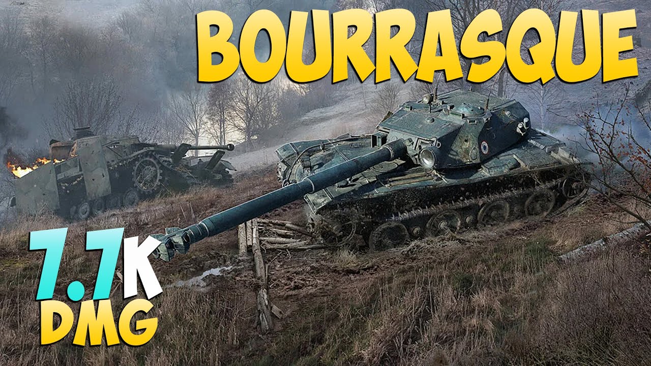 Bourrasque - 8 Kills 7.7K DMG - A good place! - World Of Tanks - YouTube