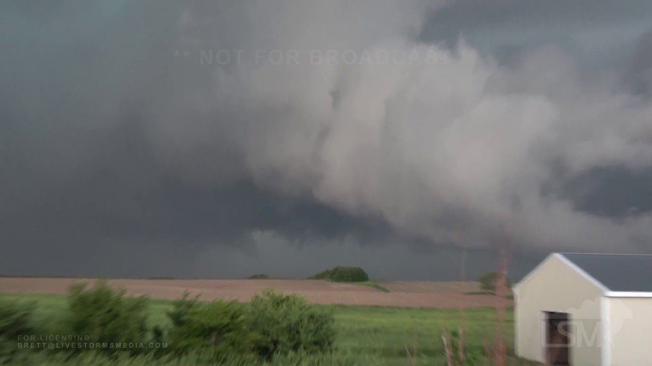 06-08-2020 Arnold, NE - Tornado, Up Close Gustnadoes, Funnel and Storm ...