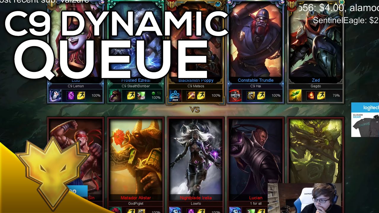 C9 Dynamic Queue ft. Sneaky, Hai, Meteos and Lemon - YouTube