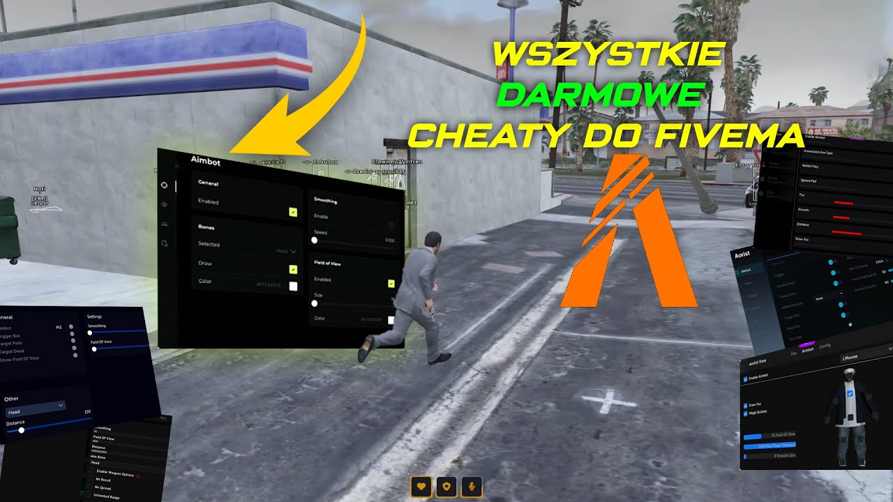 WSZYSTKIE DARMOWE CHEATY DO FIVEMA KTORE DZIALAJA! ZOBACZ SAM 😍 - YouTube