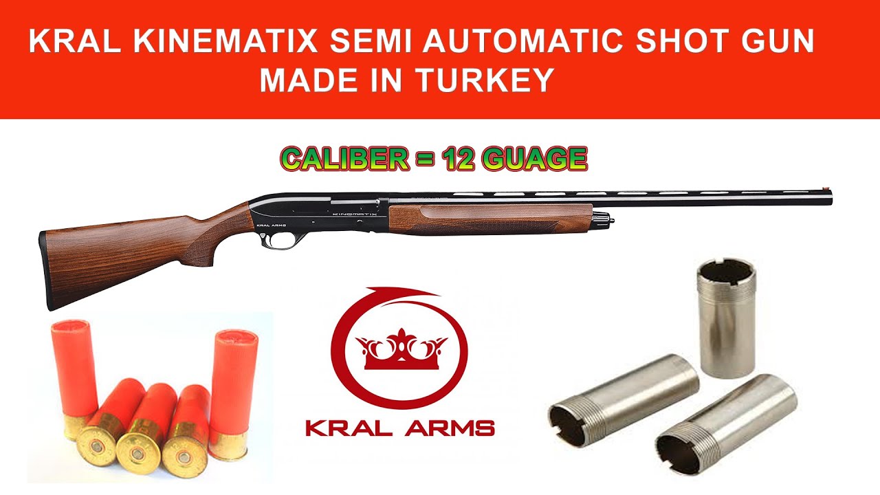 Kral arms, KRAL KINEMATIX 12 BORE SEMI AUTOMATIC SHOT GUN MADE IN ...