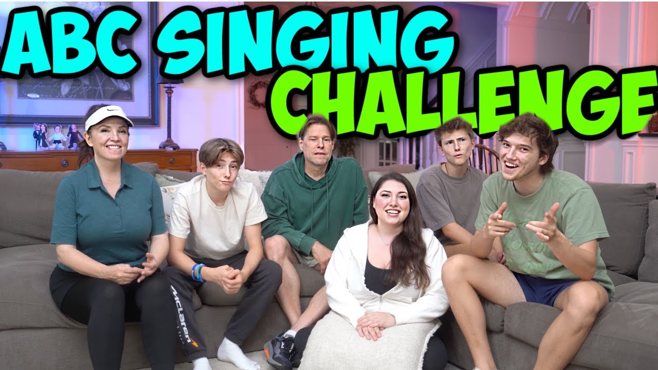 We Tried the "A B C" SINGING CHALLENGE 🎤 - YouTube