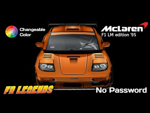 Livery McLaren F1 LM edition 1995 // Fr Legends | FREE CODE | ( HexCode ...