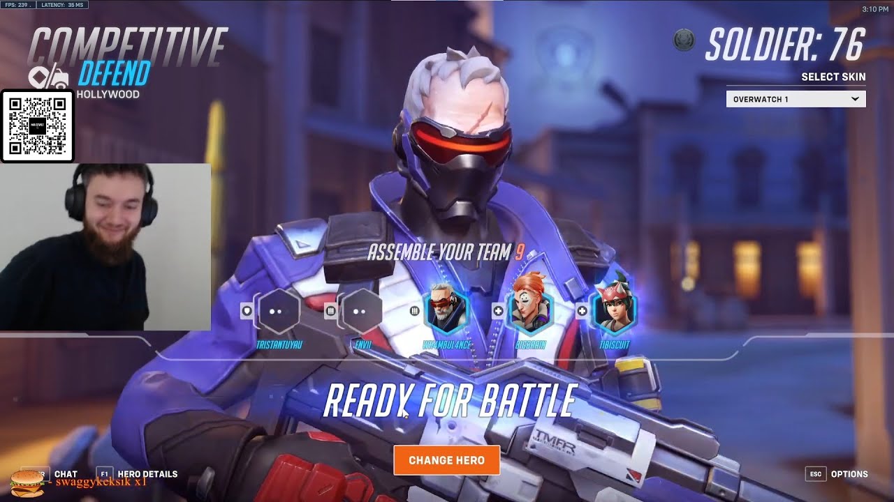 Dafran Soldier 76 Tracer Overwatch 2 Season 11 Gameplay Youtube