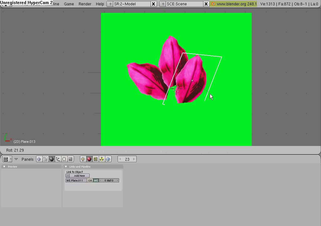 Blender tutorial - making a plant for game engine - YouTube