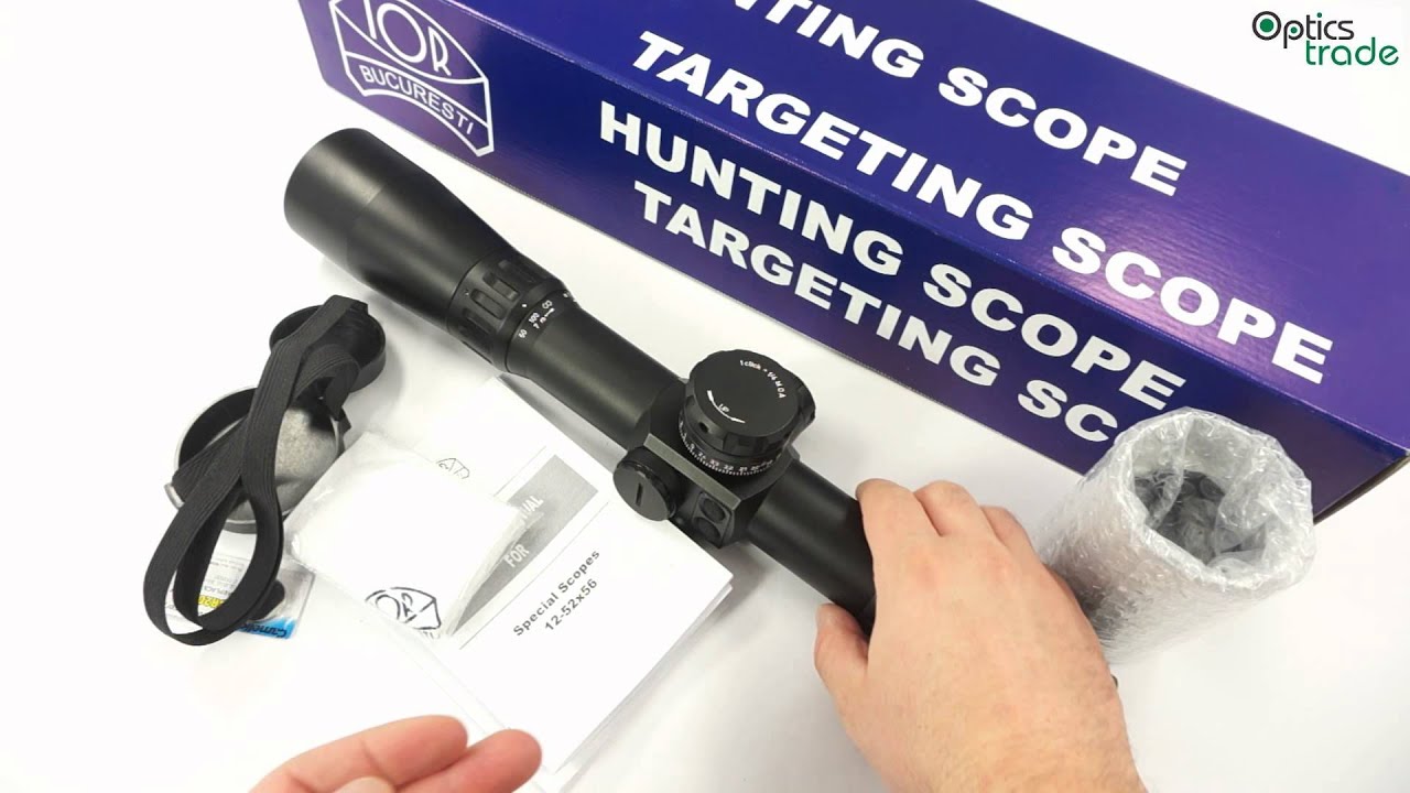 IOR 12-52x56/IL Terminator Rifle Scope Review - YouTube