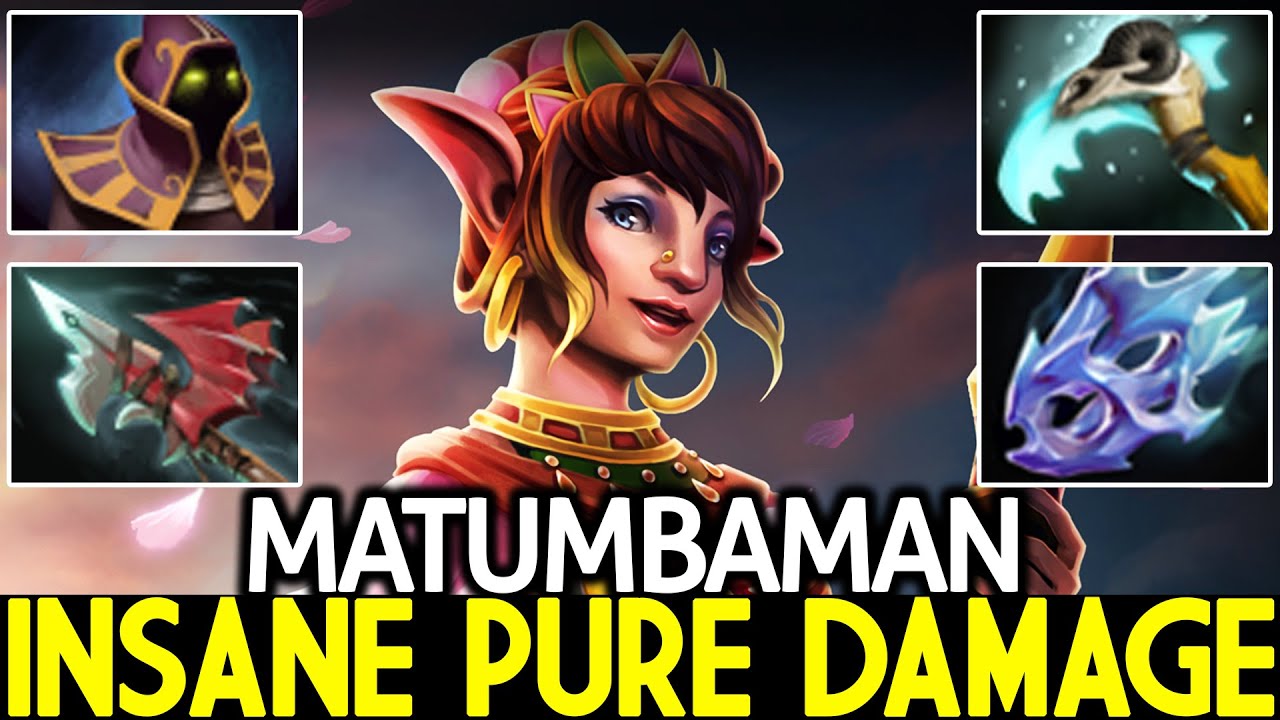 MATUMBAMAN [Enchantress] Practice New Imba Hero Insane Pure Damage Dota ...