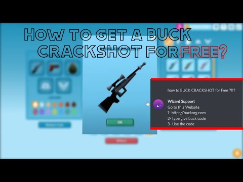 How to GET a BUCK CRACKSHOT for FREE! - YouTube