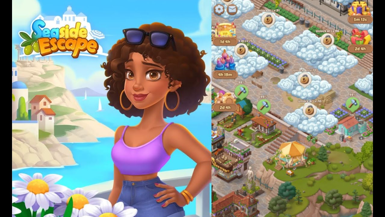 Seaside Escape | Level 68-69 Part 74 🏝🏖 - YouTube