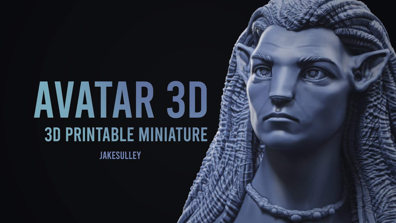 Ash & Fire Avatar 🔥 Character 3D Jake Sulley bust printable Model - YouTube