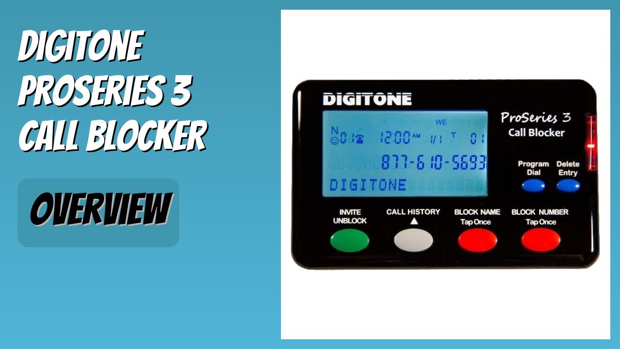 REVIEW (2025): Digitone ProSeries 3 Call Blocker. Features - YouTube