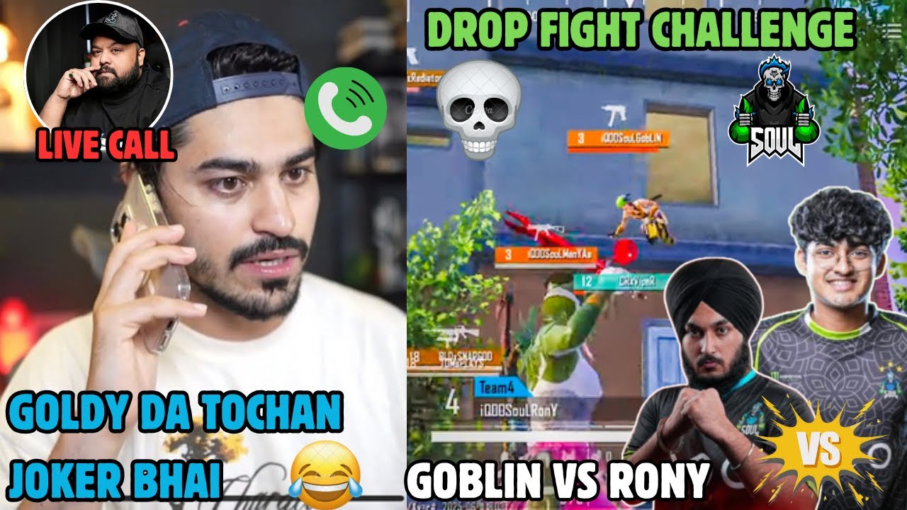 GOLDY DA LIVE TOCHAN🤣SOUL BOYS🚀DROPCLASH CHALLENGE🥶RONY VS GOBLIN🔥 - YouTube