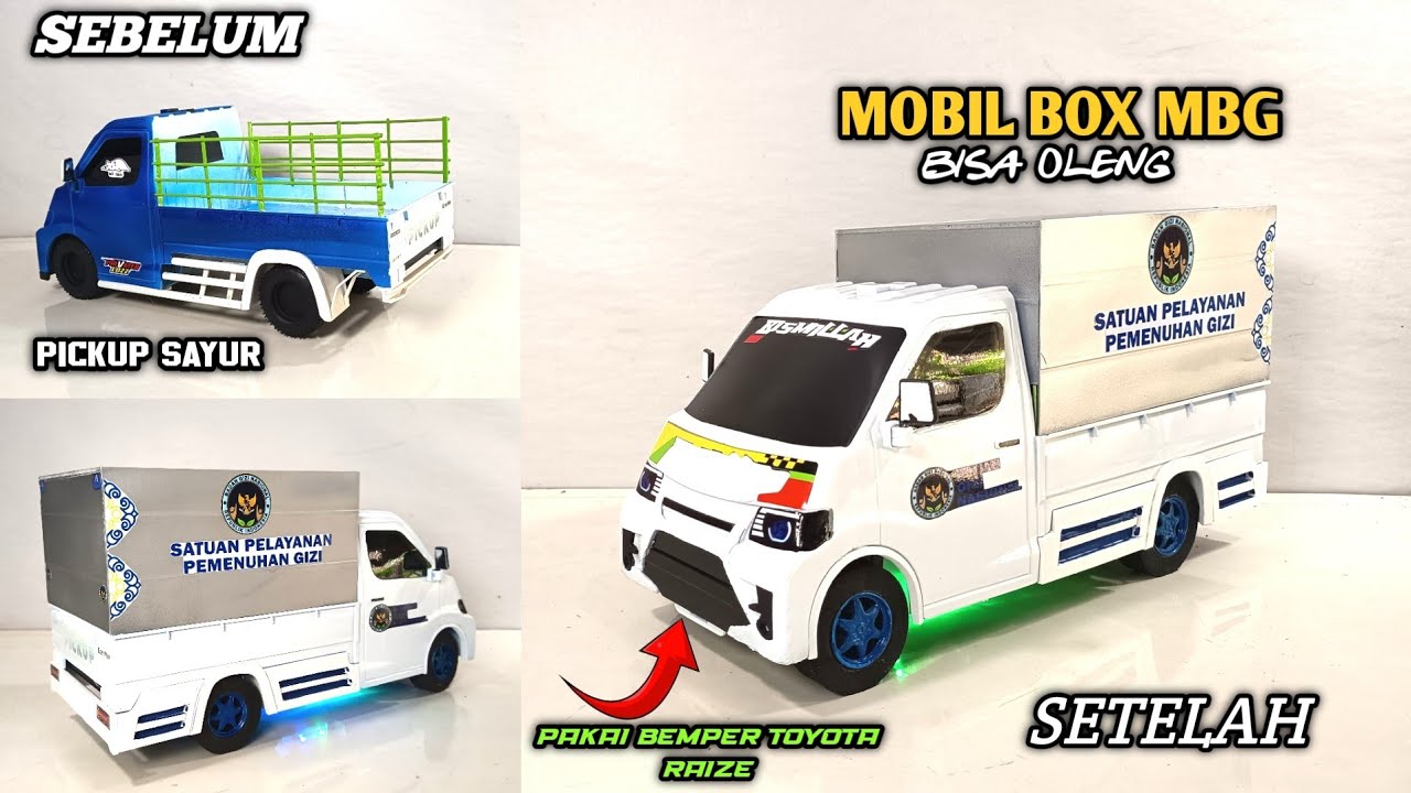 MODIF GRANDMAX PICKUP JADI MOBIL BOX MBG || BISA OLENG 🤙 - YouTube