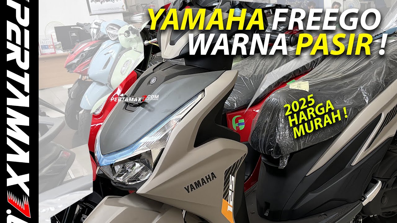 Review Yamaha FreeGo 125 Warna Pasir Sand Terbaru 2025 Matic Harga ...