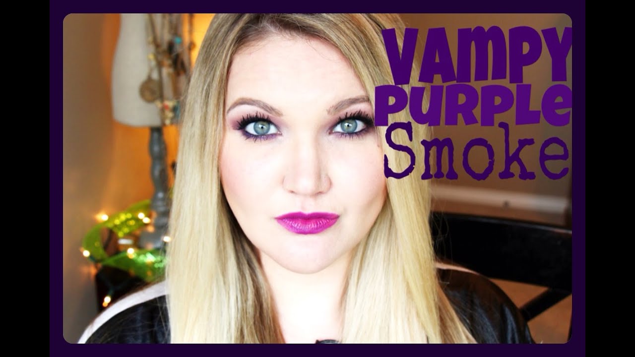 ★TUTORIAL | VAMPY PURPLE SMOKEY LOOK★ - YouTube