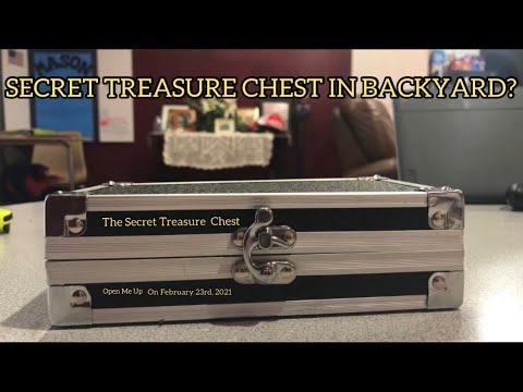 Found Secret Treasure Chest In Our Backyard - YouTube