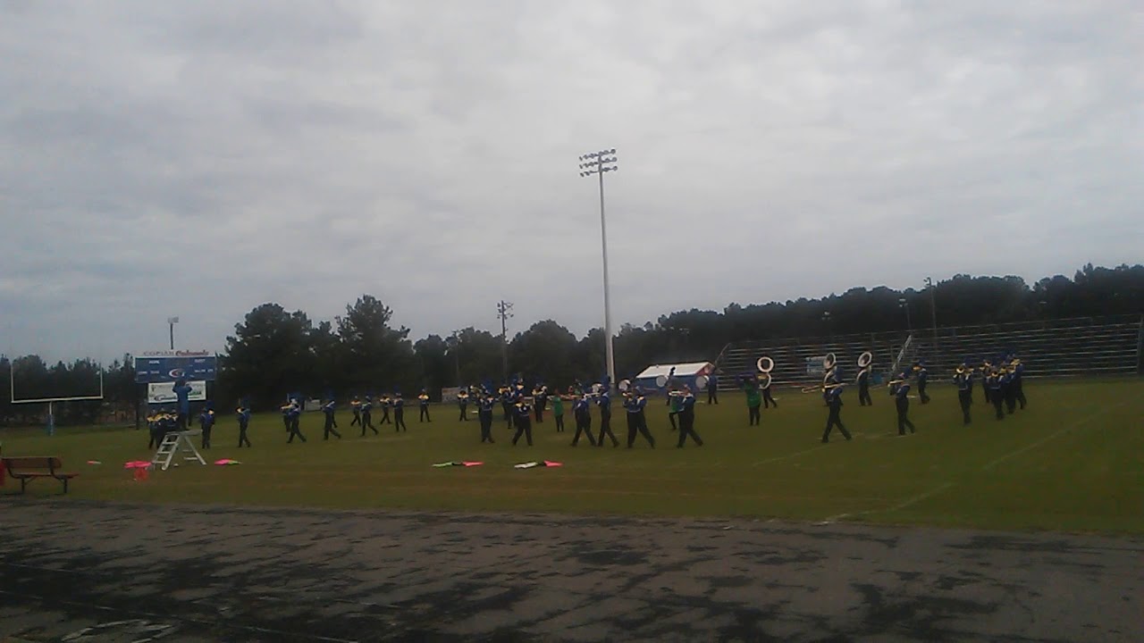 Copiah academy marching festival crystal Springs high school band - YouTube