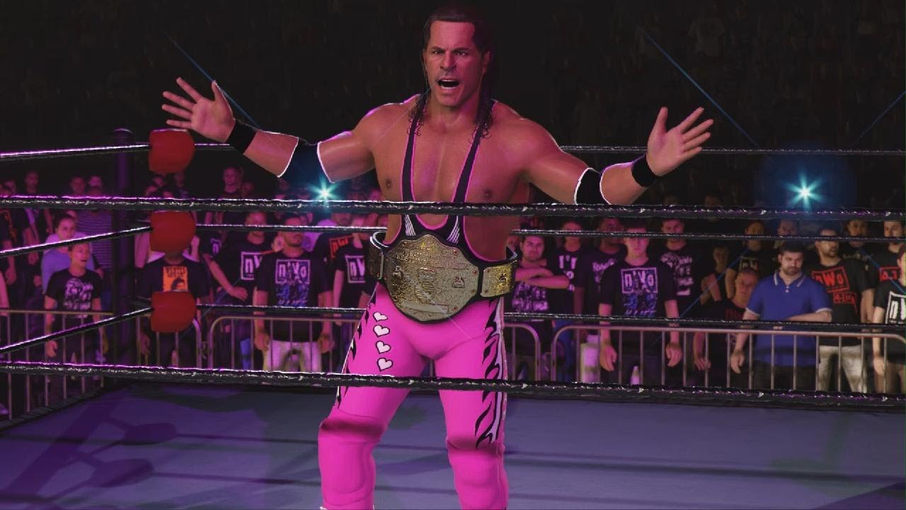 Bret Hart vs Sting WCW Nitro October 18th 1999 WWE 2k - YouTube