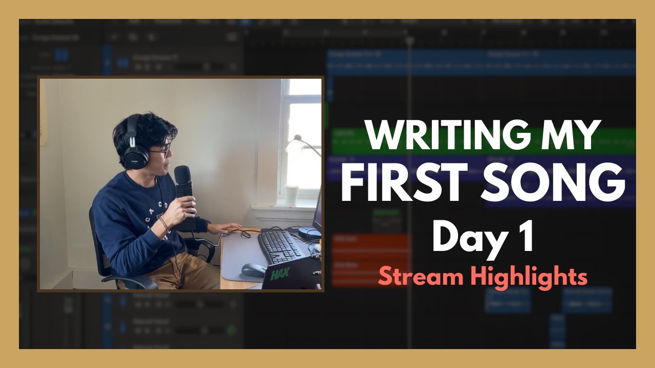 Writing My First Song | Day 1 - YouTube
