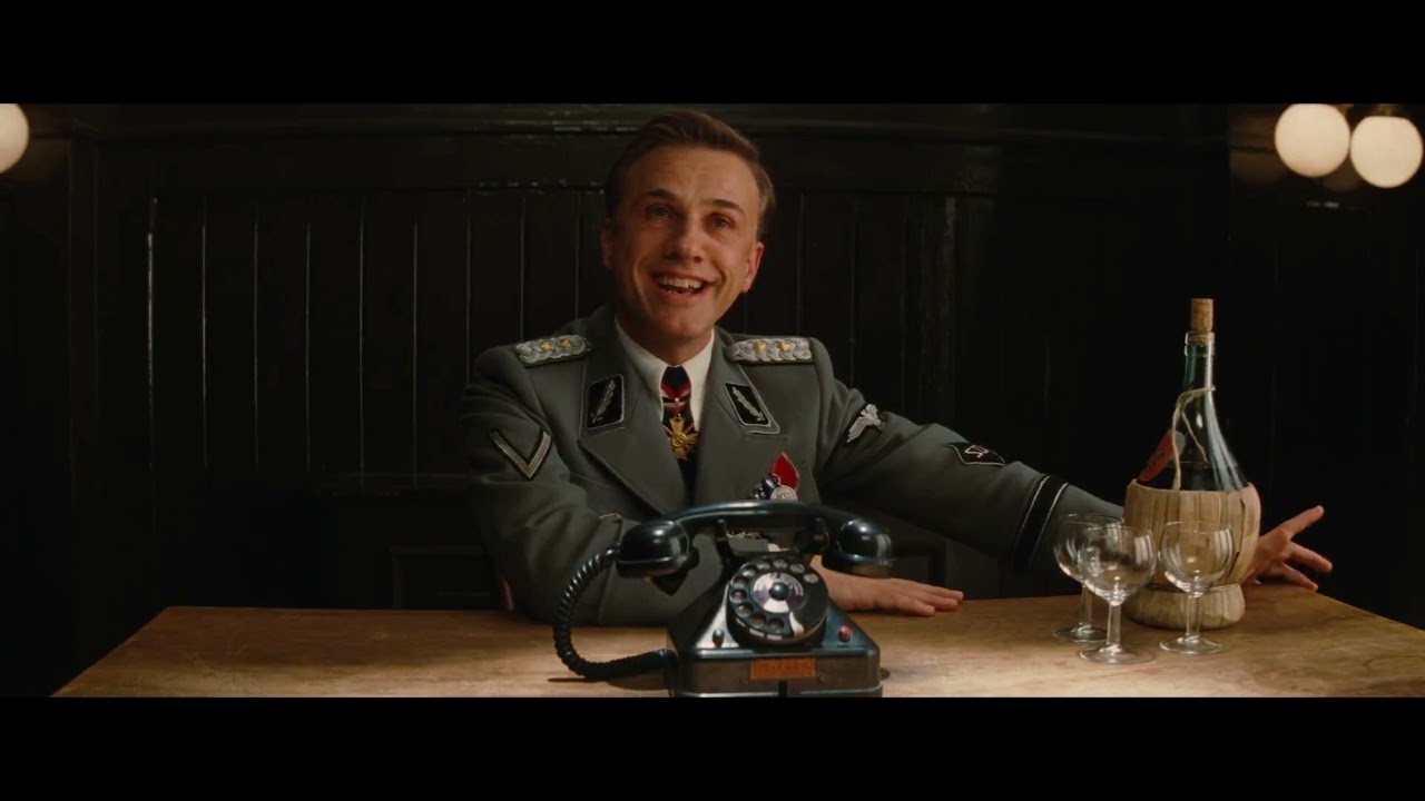 [Inglourious Basterds | 2009] [Colonel Hans Landa meets Aldo the Apache ...