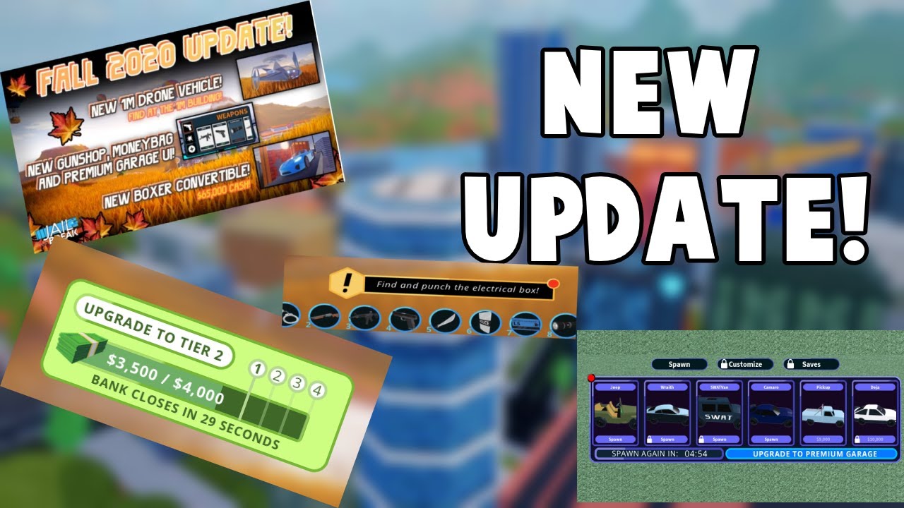 New update is Out now! | Roblox Jailbreak Fall 2020 Update! - YouTube
