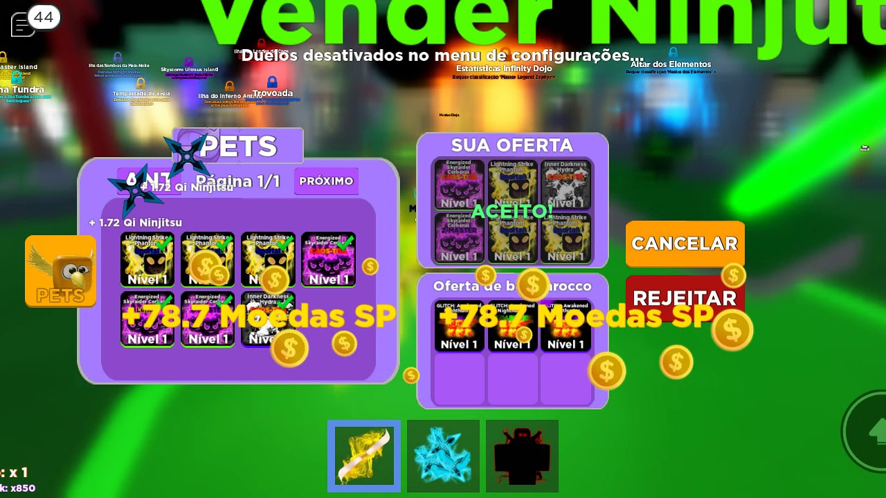 Eu conseguir um pet bom no Ninja Legend - YouTube