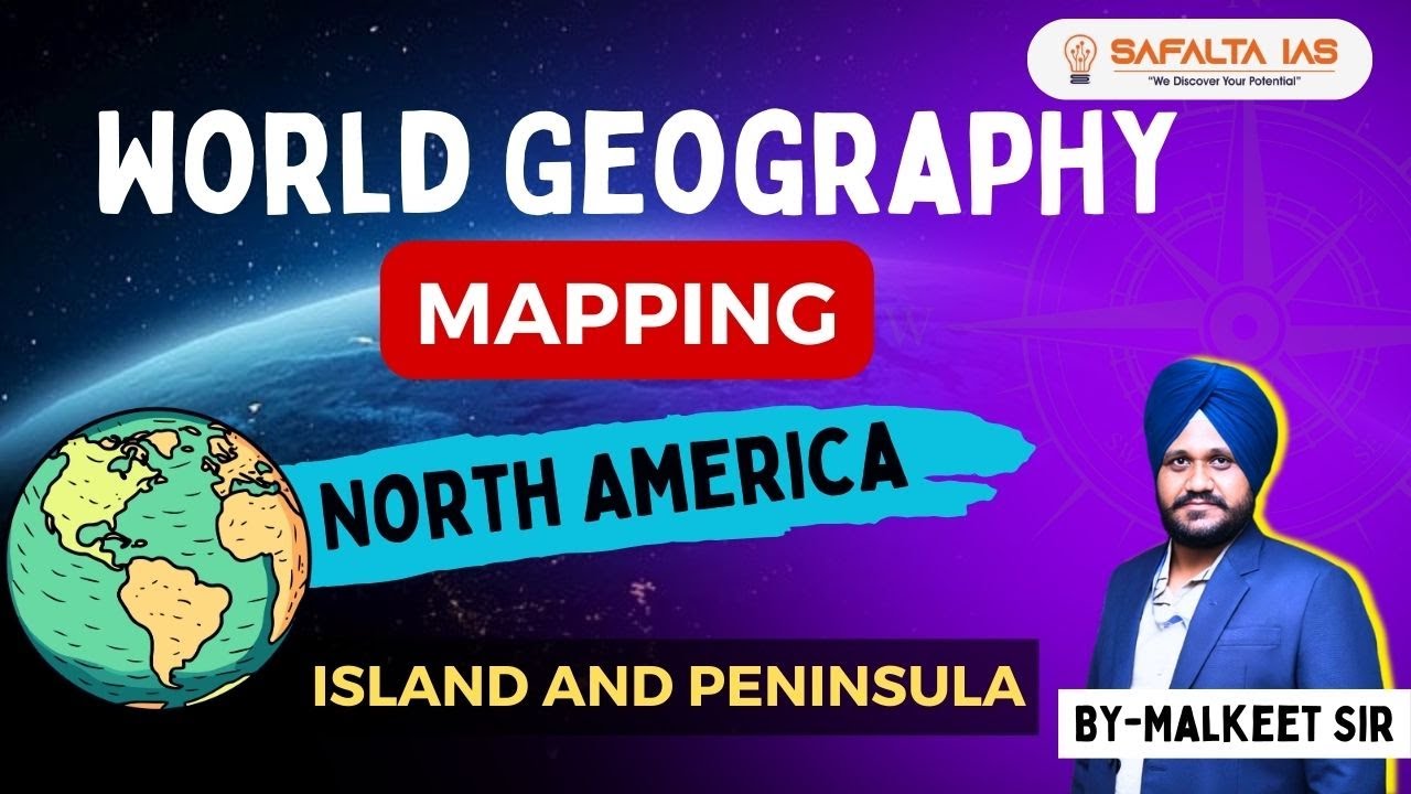 World Geography Mapping | North America | Island and Peninsula By ...
