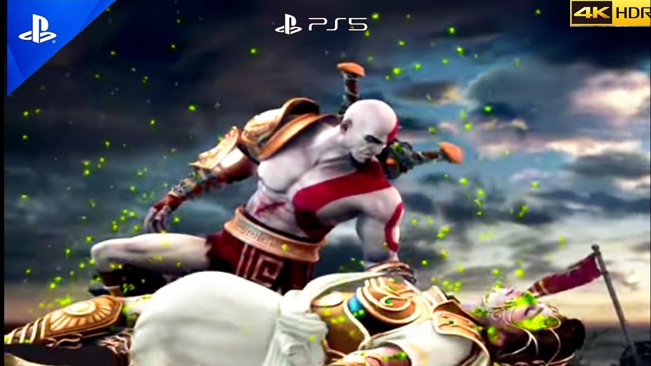 God of War 2 - Kratos Kills Athena (Athena Saves Zeus)4k: 60Frame per ...