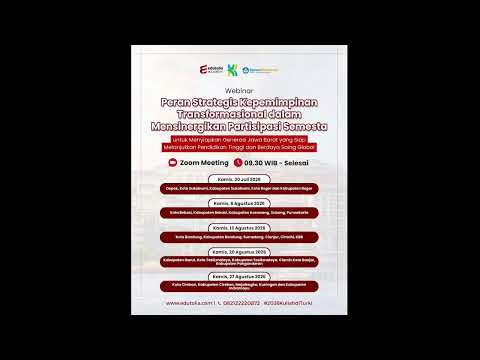 Seri Webinar: Biro KESRA Jawa Barat X Edutolia Education