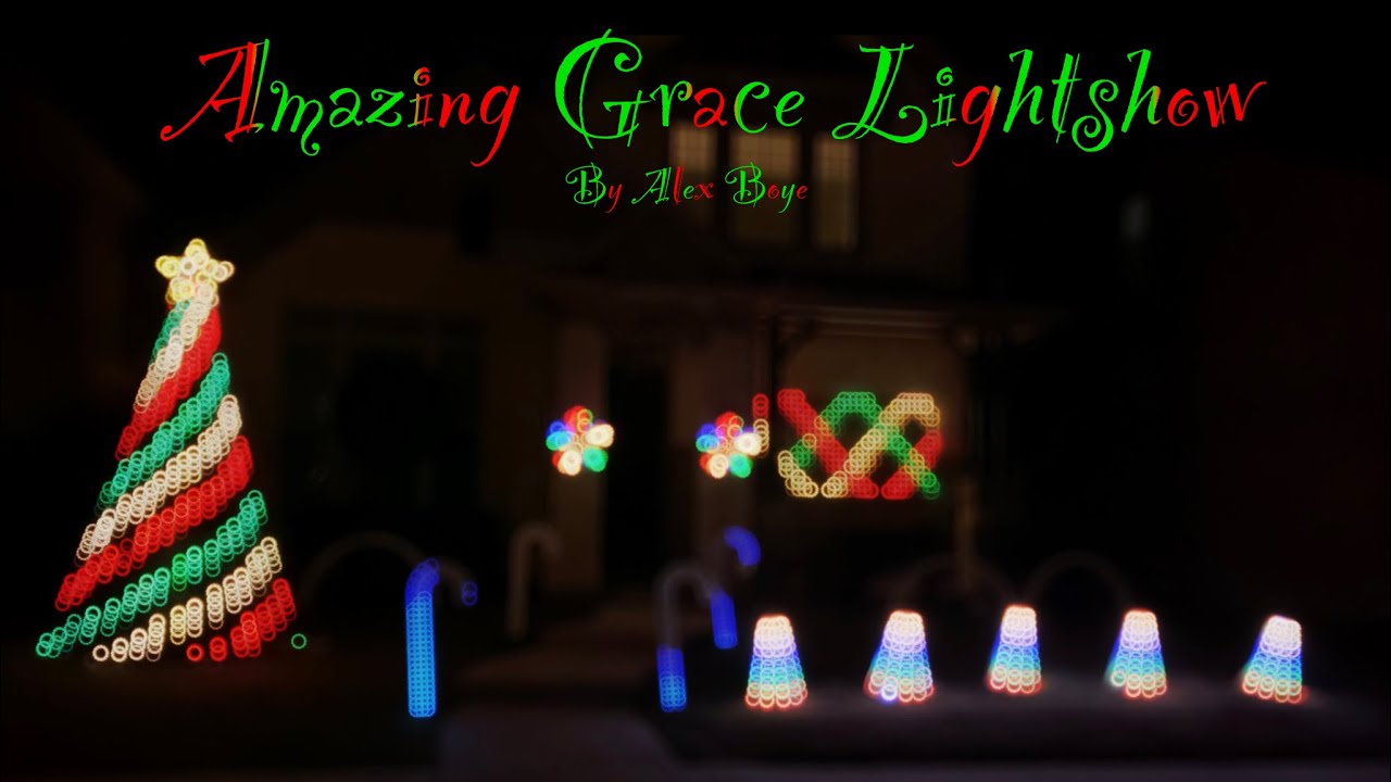 Amazing Grace Lightshow! (Alex Boye) - YouTube