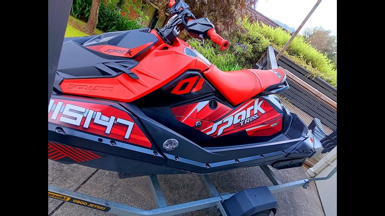 Seadoo Spark Decal Application Step by Step - YouTube