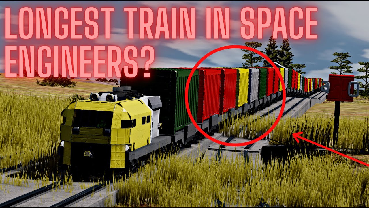 Space engineers train shenaniganz - YouTube