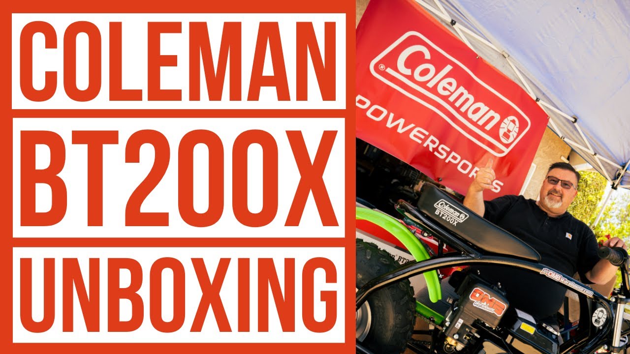 Coleman Powersports BT200X Unboxing - YouTube
