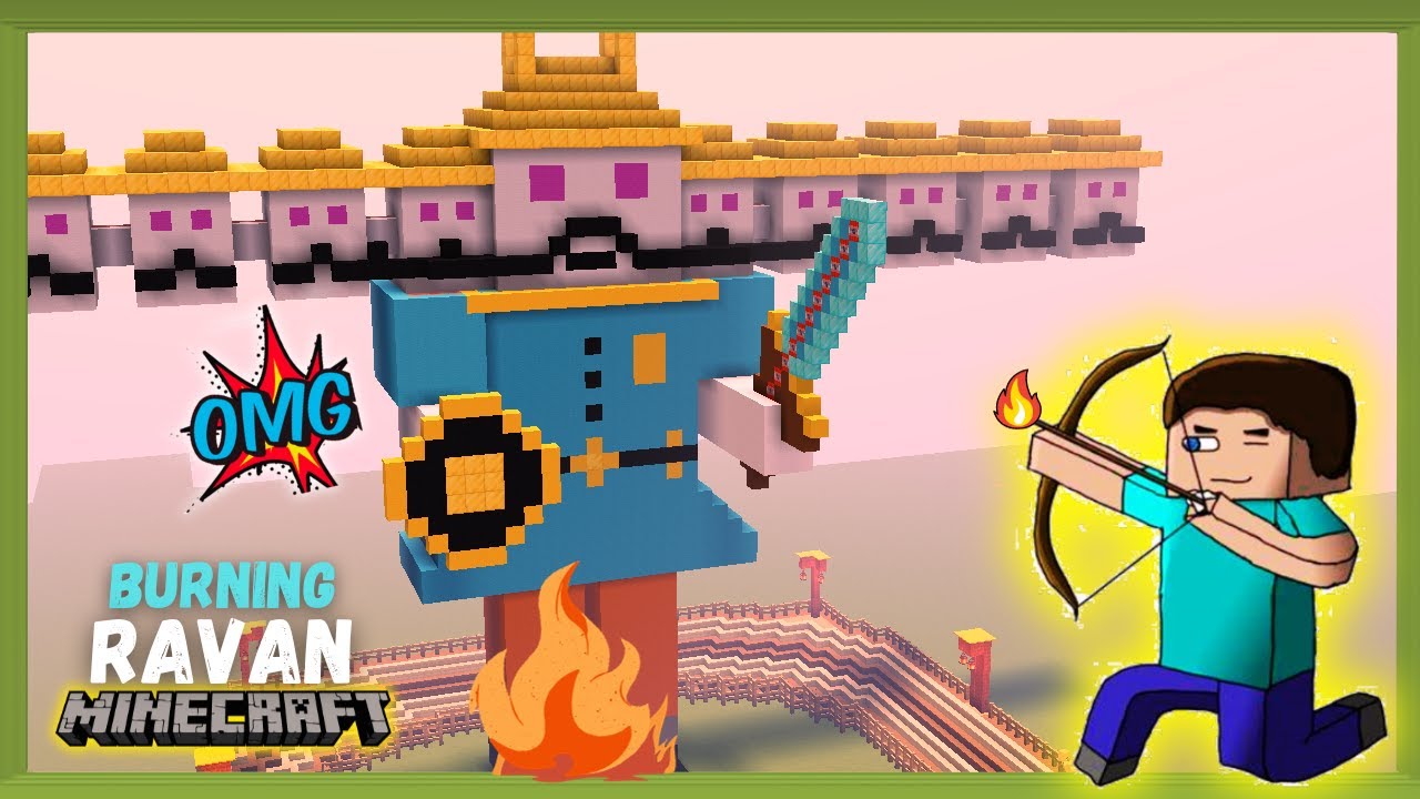 RAVAN Ko Jlayea Minecraft Mei🔥|| Ravan Dahan in Minecraft💥|| - YouTube