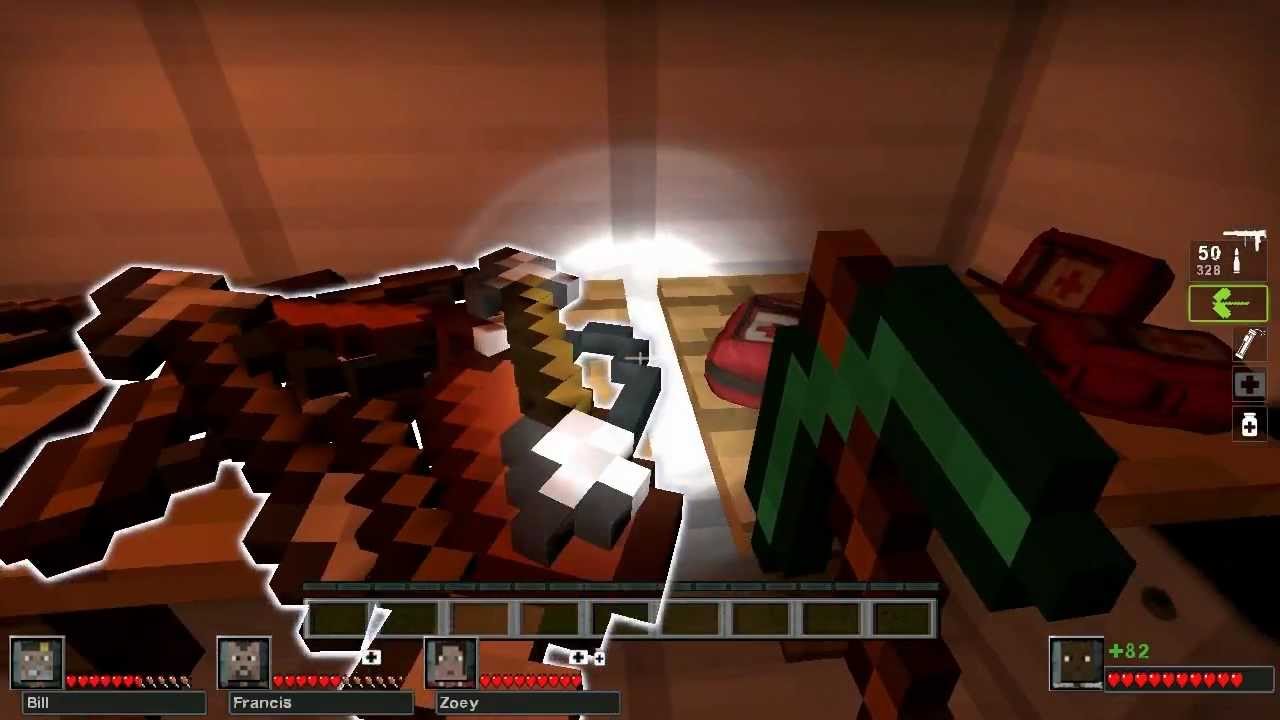 Left 4 Dead 2: Minecraft Edition! (Deathcraft 2) - Part 2 - YouTube