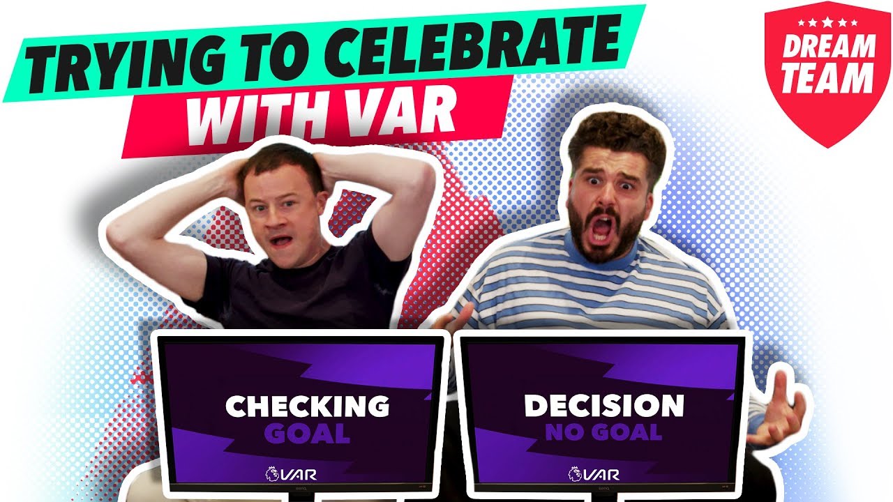 FOOTBALL FANS TRYING TO CELEBRATE WITH VAR - YouTube